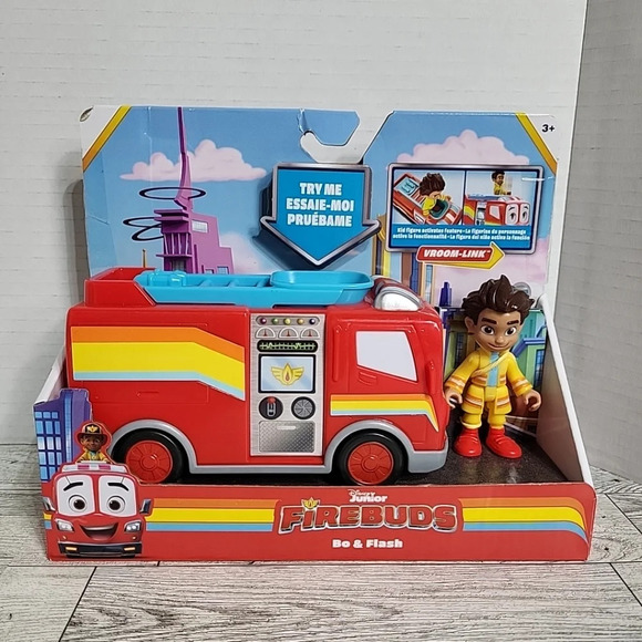 Disney | Toys | Disney Junior Firebuds Bo Flash Action Figure And Fire ...